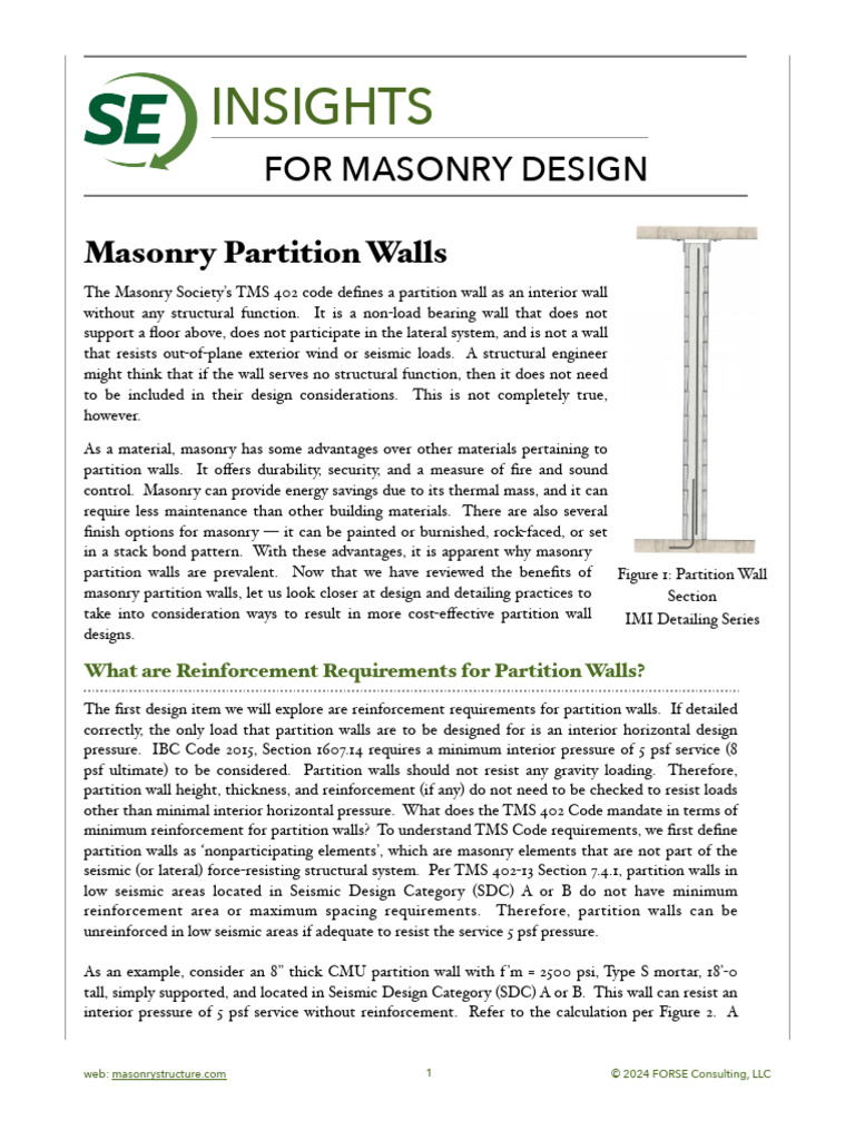 Partition-Walls v1 2024 | PDF | Masonry | Wall