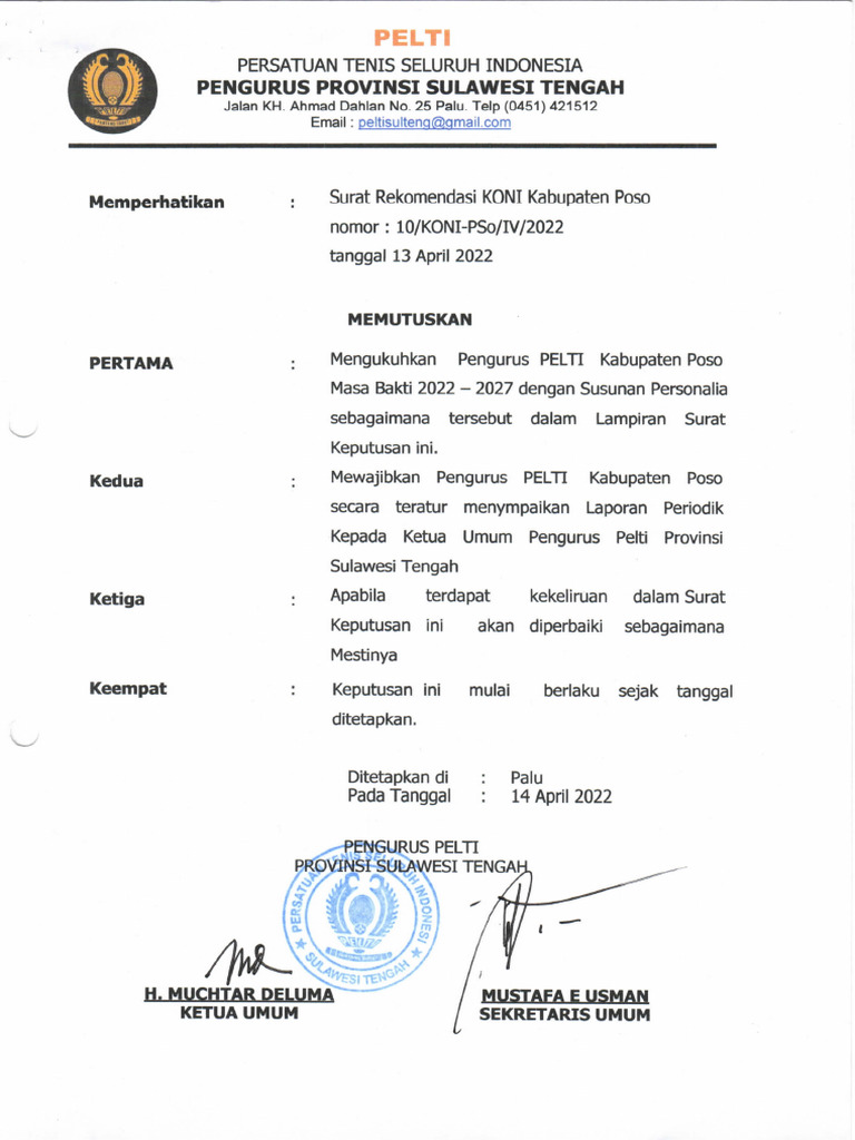 Tenis Lapangan | PDF