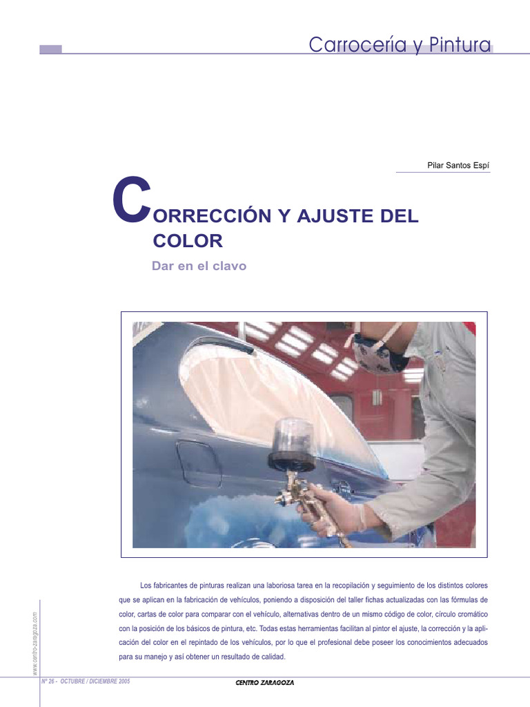 Ajuste y Corrección de Color en Pintura | PDF | Color | Matiz