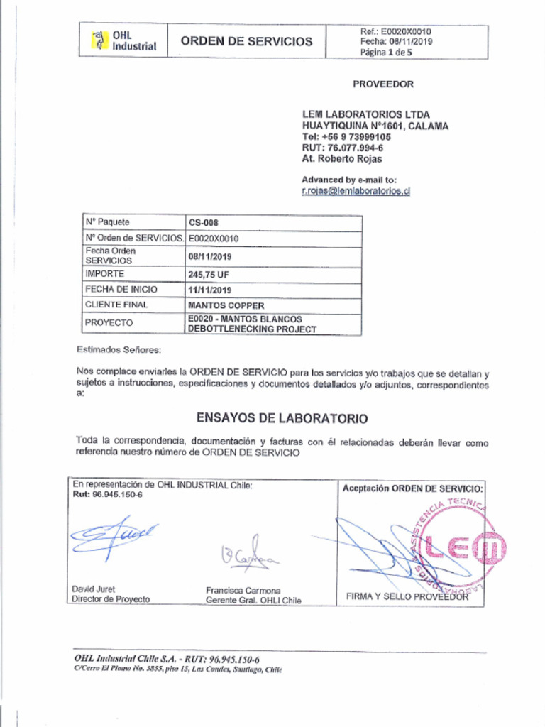 E0020x0010 Lem Ensay Laboratoio | PDF