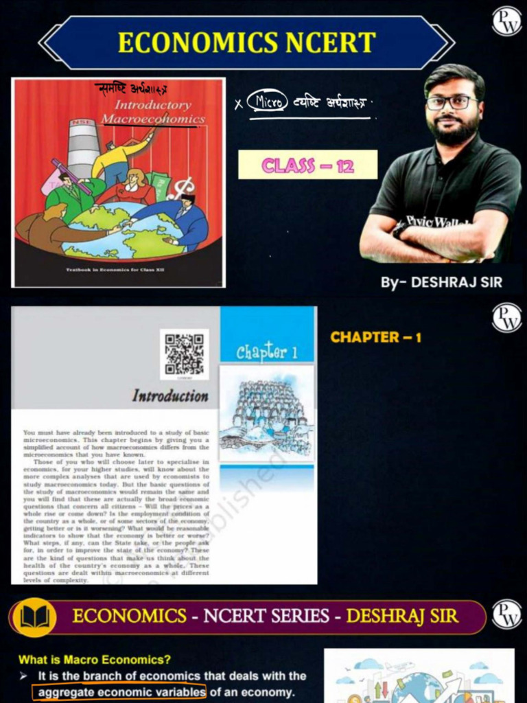 Economics - 12th NCERT | PDF