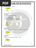 CS201 MIDTERM SOLVED MCQS by JUNAID | PDF | Pointer (Computer Programming) | Programming