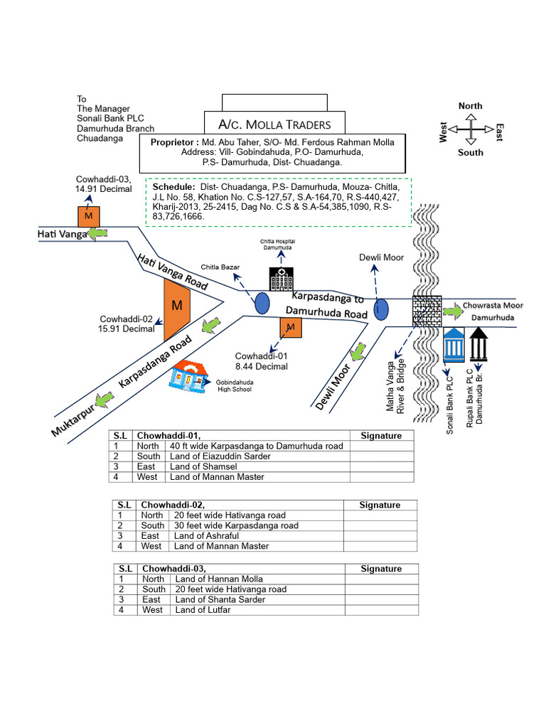 Location Map of MOLLA TRADERS | PDF | Bangladesh | Banking