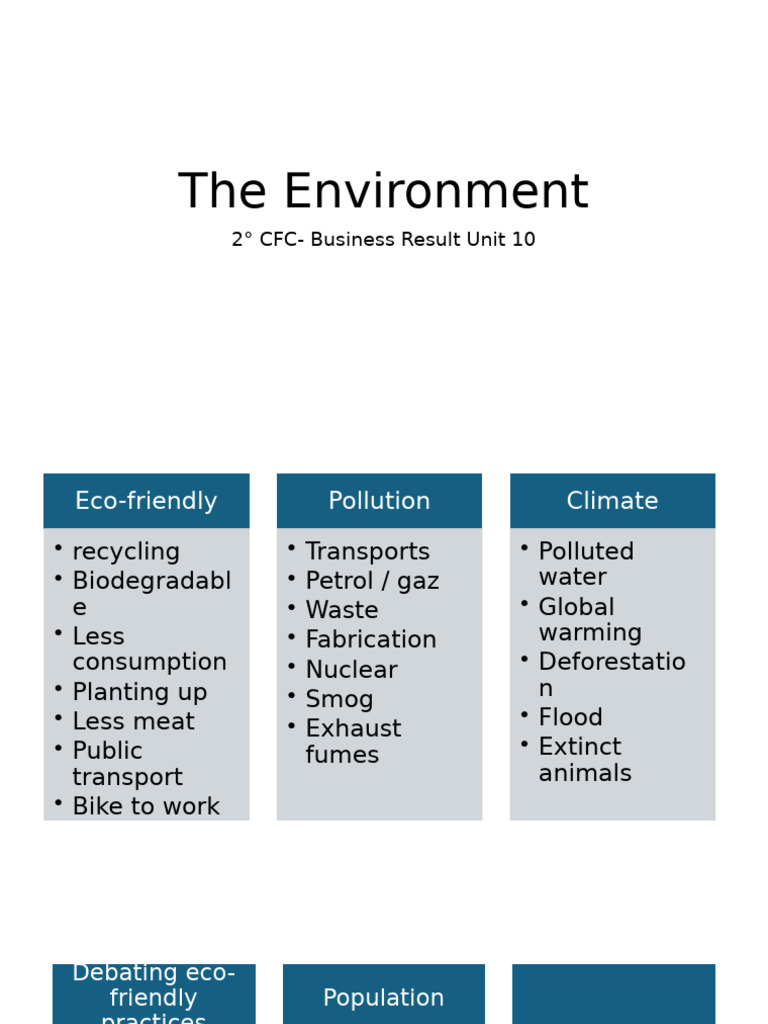 Environment | PDF
