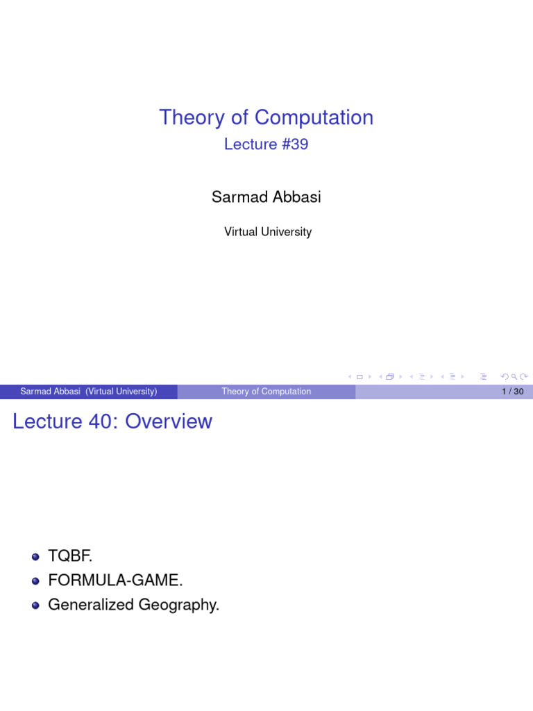 Lecture 40 | PDF | Mathematical Relations | Theoretical Computer Science