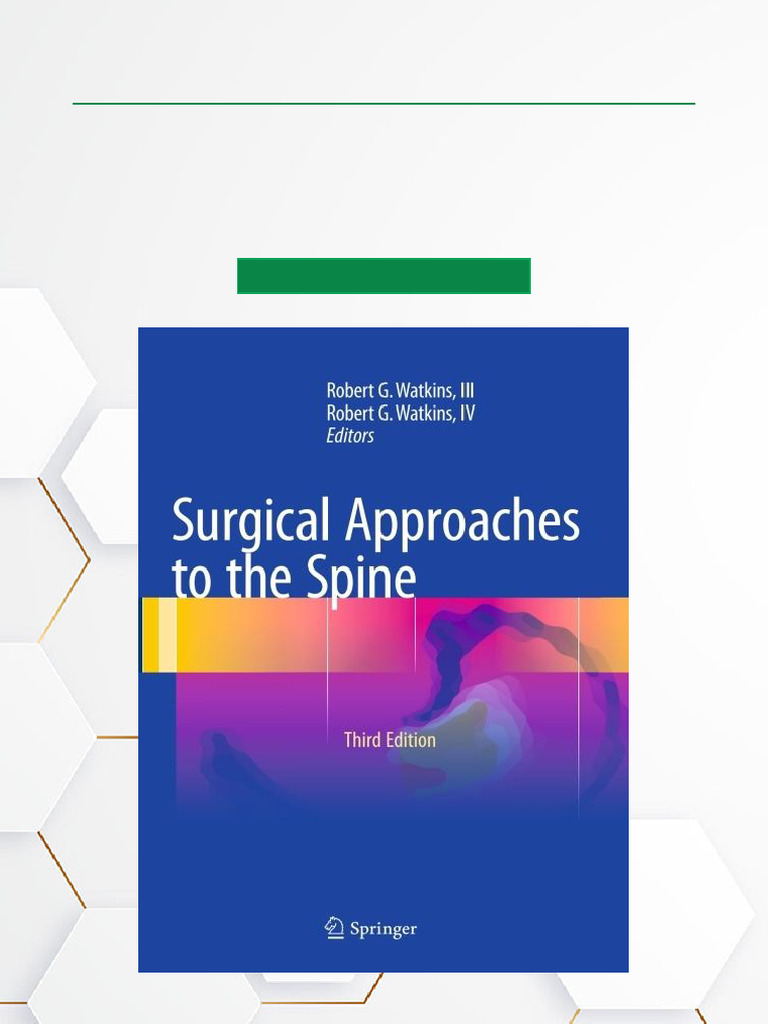 Surgical Approaches To The Spine, 3rd Edition Accessible PDF Download ...