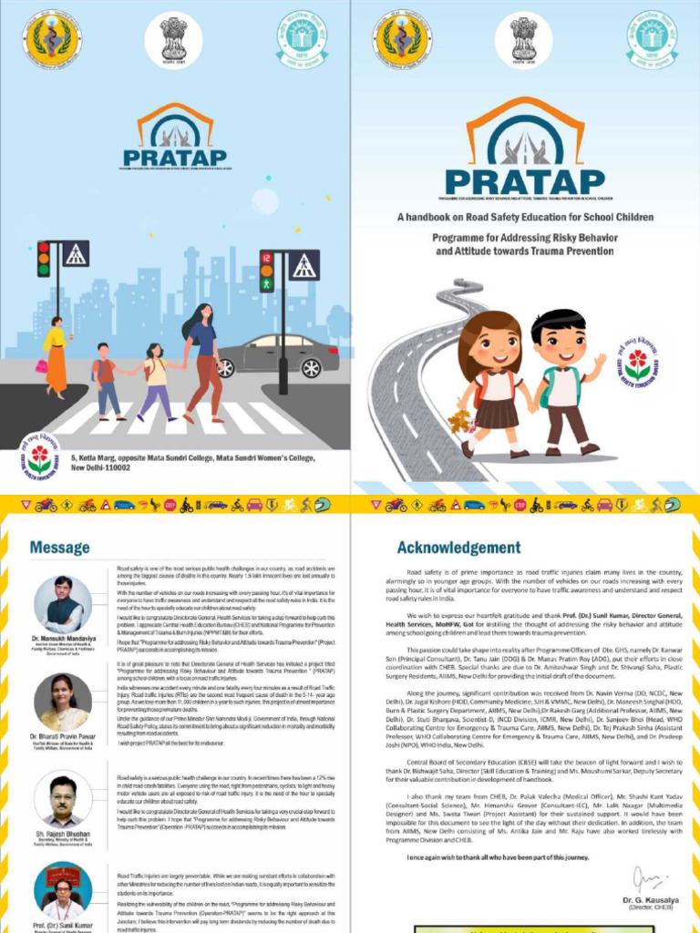 Handbook On Road Safety Education - PRATAP | PDF