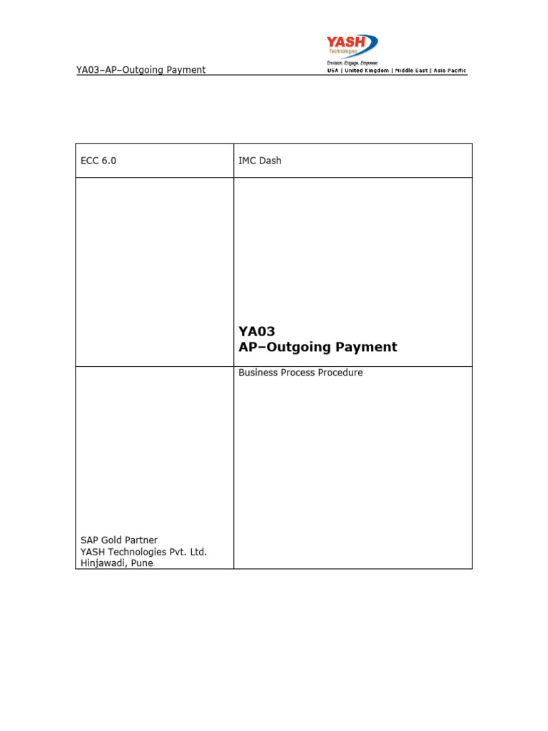 YA03-AP-Outgoing Payment-BBP | PDF | Accounts Payable | Invoice