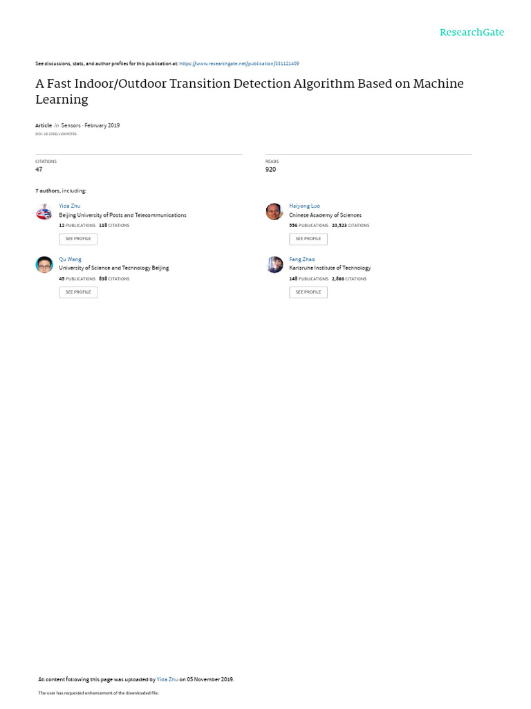 sensors-19-00786_final | PDF | Statistical Classification | Machine Learning