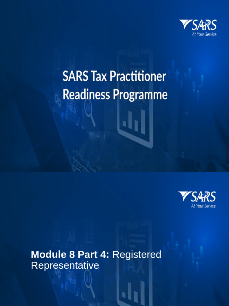 Module-8-Part-4-Registered-representative (1) | PDF | Taxpayer | Taxes