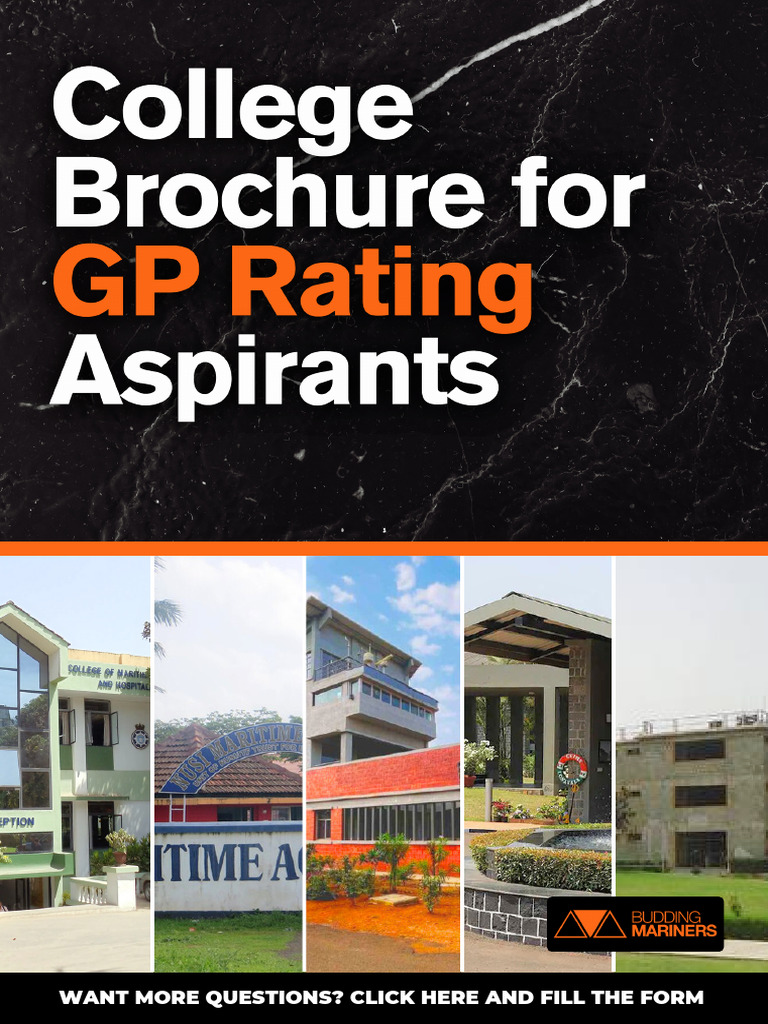 College Brochure For GP Rating Aspirants | PDF | Educational Stages ...