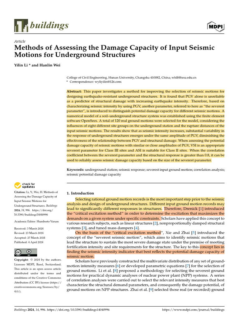 18-2024-Methods of Assessing The Damage Capacity of Input Seismic ...