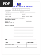 Grade R - Assessment Plan Term 2 | PDF | Shape | Mathematics