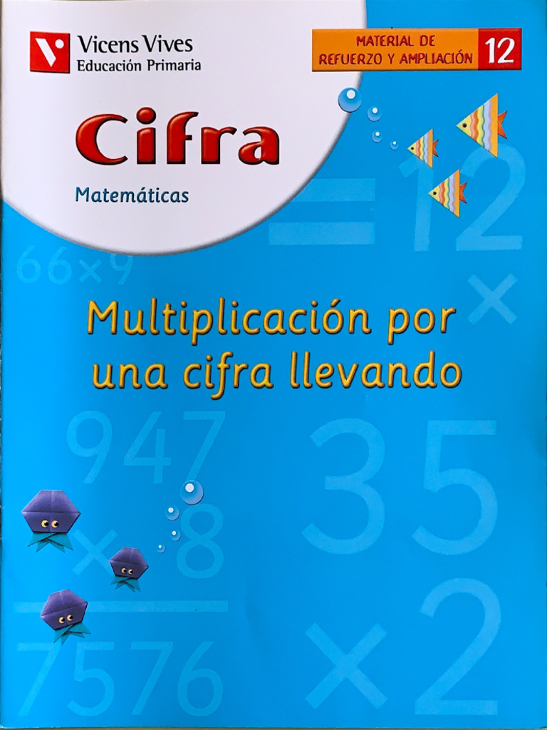 Cifra Matemáticas Multiplicación Por Una | PDF