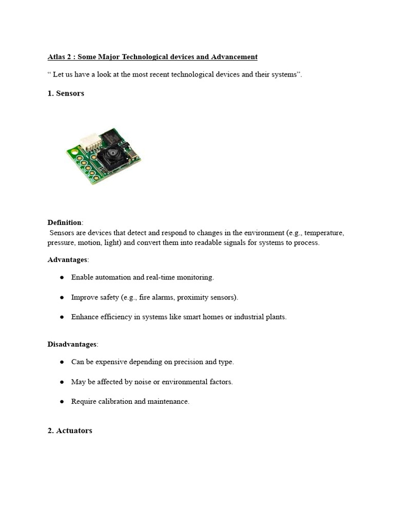 Atlas 2 - Some Examples of Technological Devices | PDF | Simulation ...