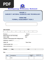 NSTech Grade 5 Term 1 Practical Task | PDF | Plants | Natural Environment