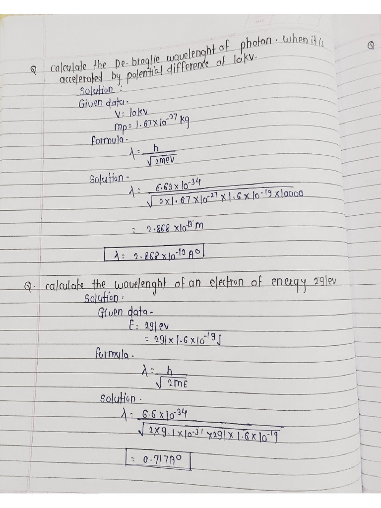 Physics IMP Numerical | PDF