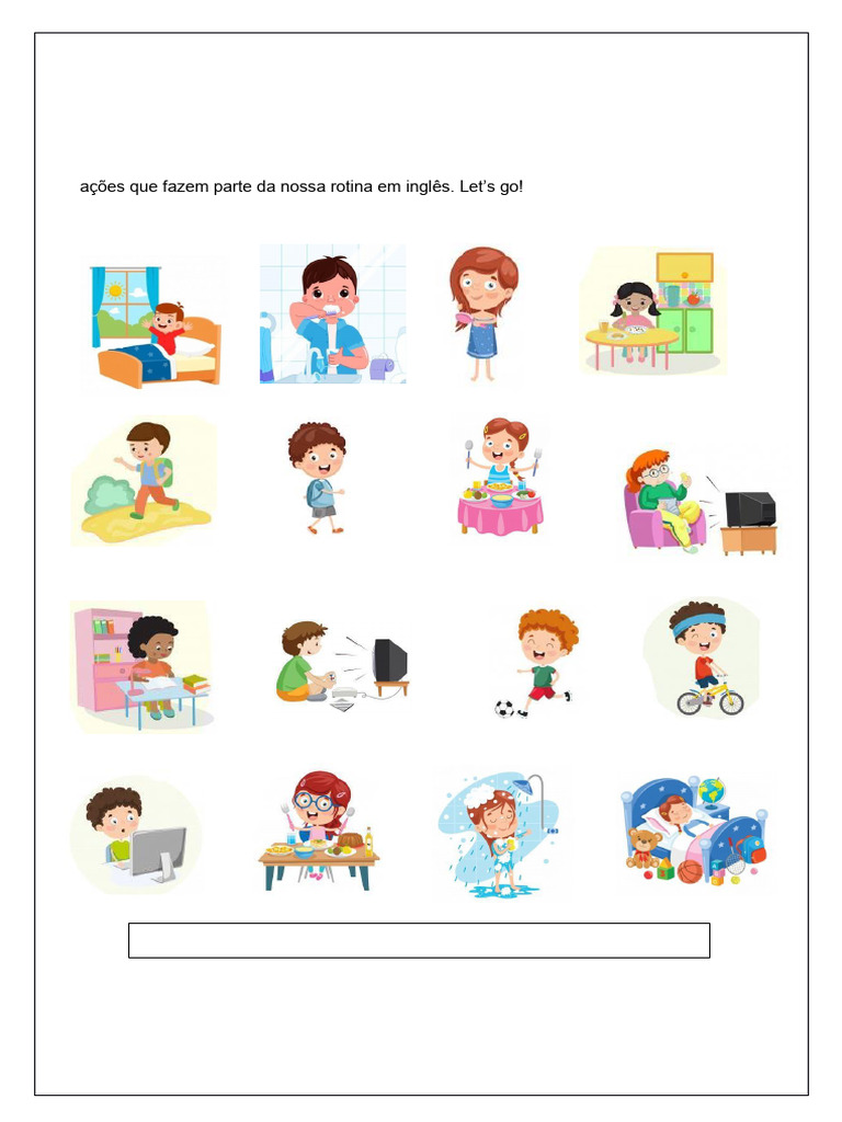Atividade Daily Routine | PDF