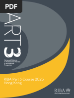 RIBA PEDR Student Guidance 2024 | PDF | Architect | Employment