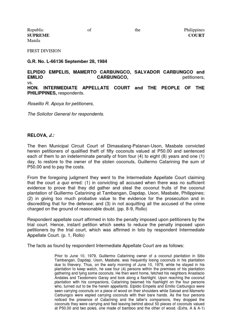 Frustrated Qualified Theft | Theft | Crimes