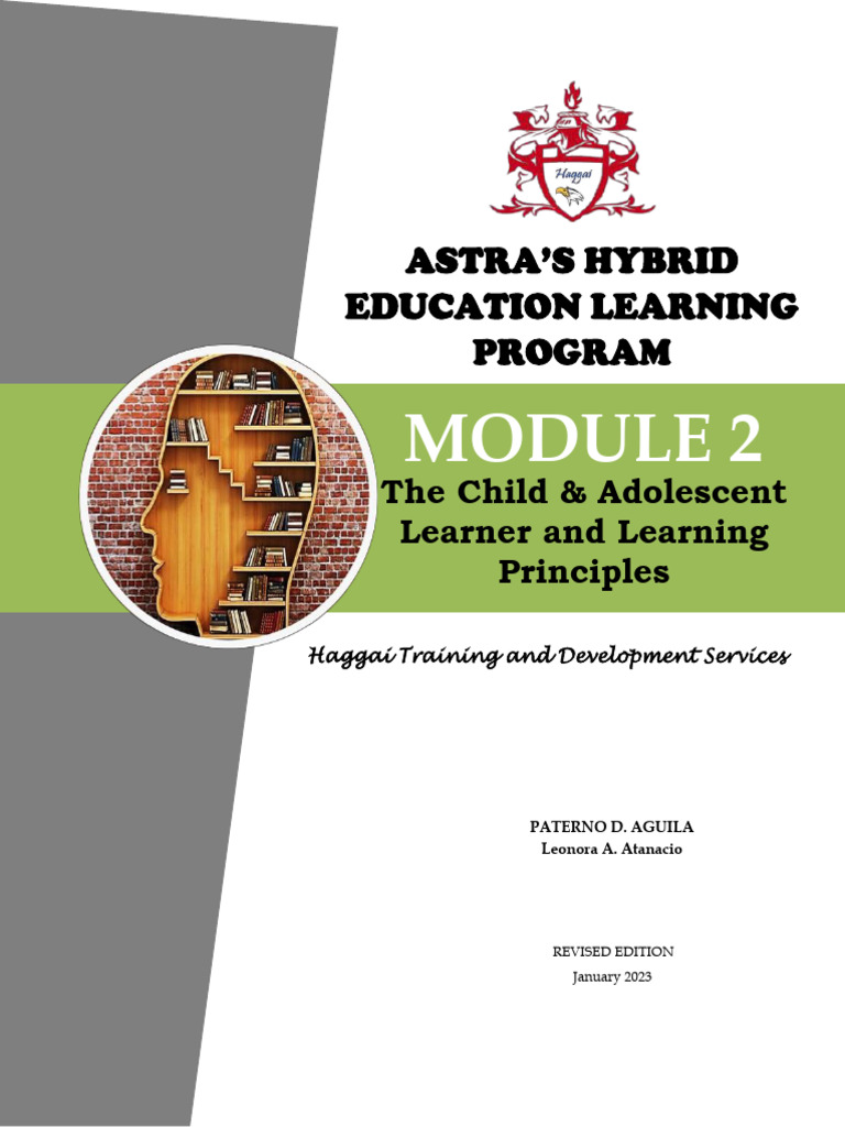 MODULE 2 - THE CHILD & ADOLESCENT LEARNER AND LEARNING PRINCIPLES | PDF | Adolescence ...