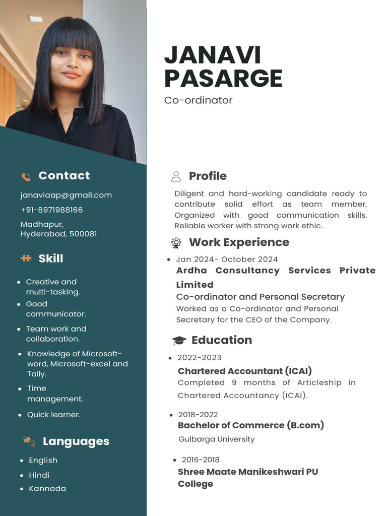 Resume Jana Vip A Sarge | PDF