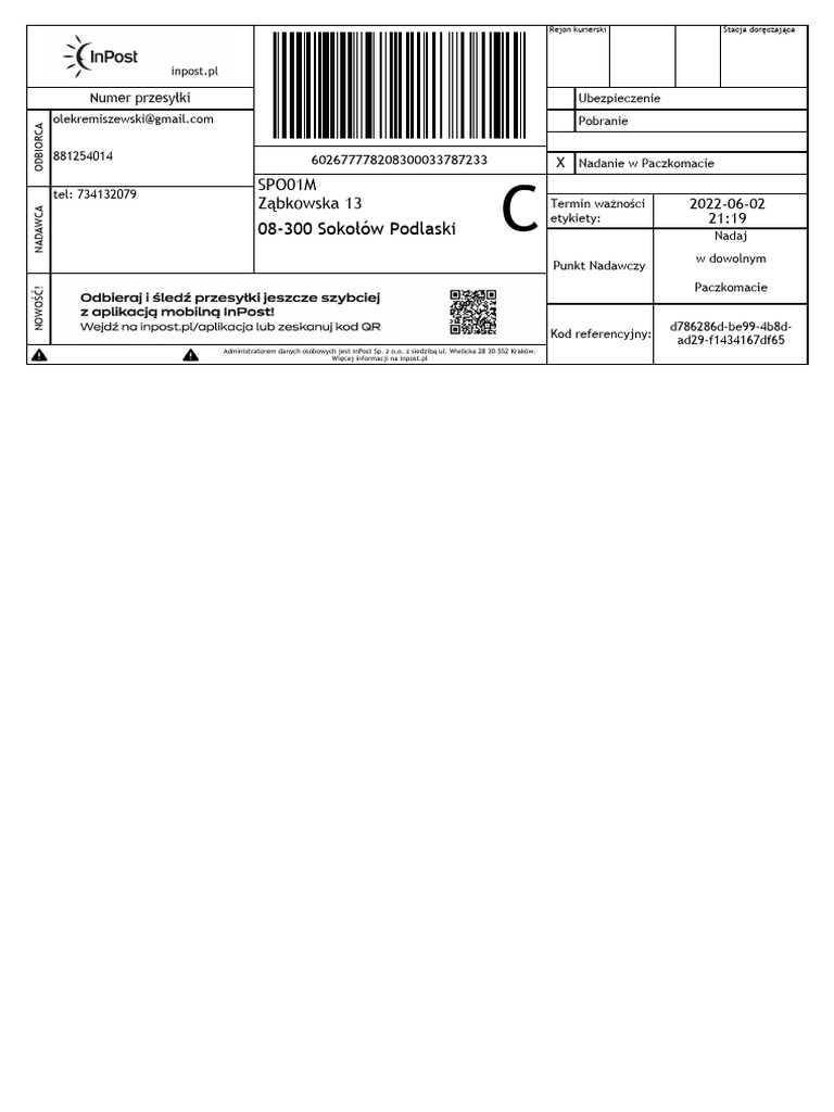 Vinted Etykieta 503550238 | PDF