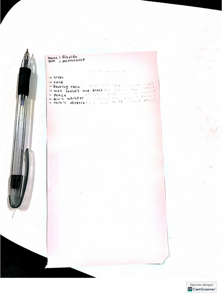 Rizaldo - Creating Poem With Imagery | PDF