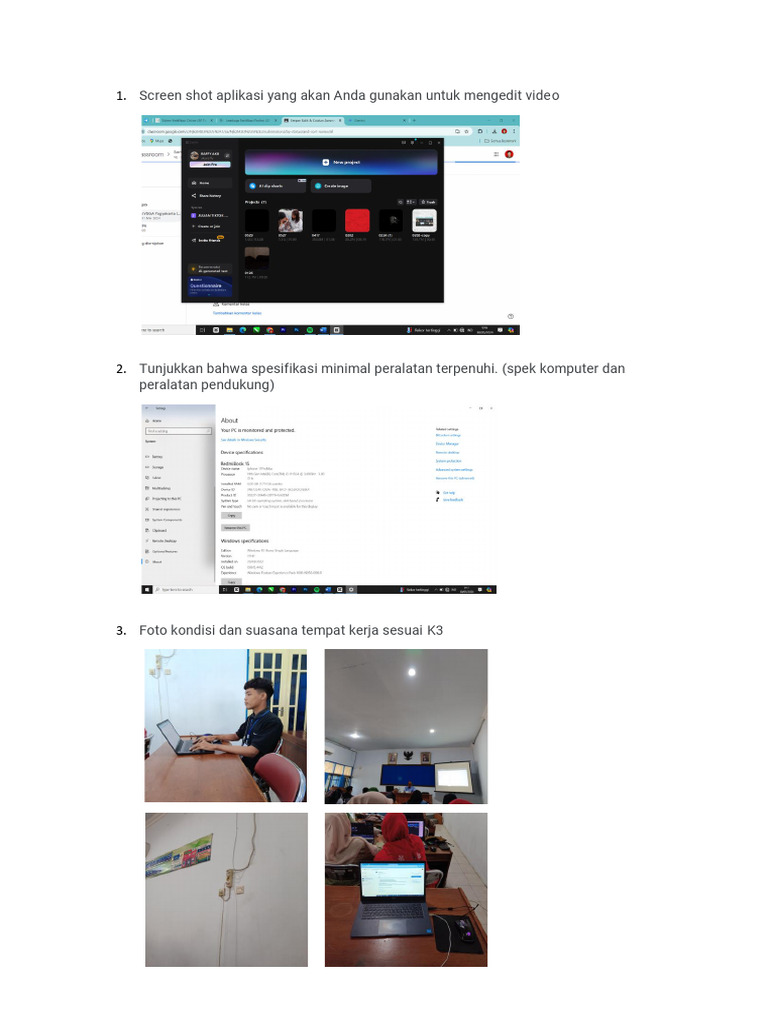 Tugas 1 - LSP TD - Video Editor | PDF