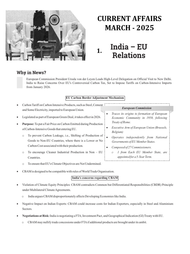 (2025) Important Topics of March (PDF-2) - Compressed | PDF | New Zealand