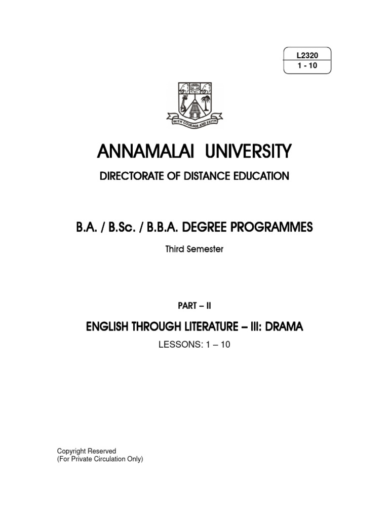 BA 3rd Sem Grammar | PDF | As You Like It