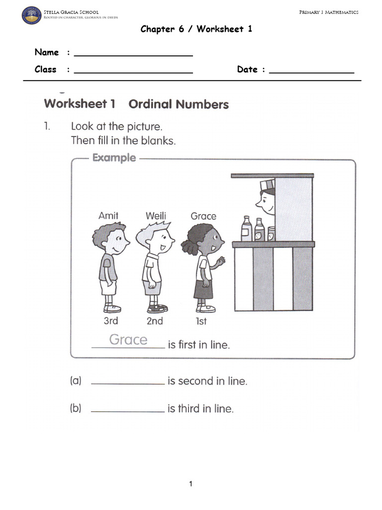 Worksheet Chapter 6 Worksheet 1 | PDF