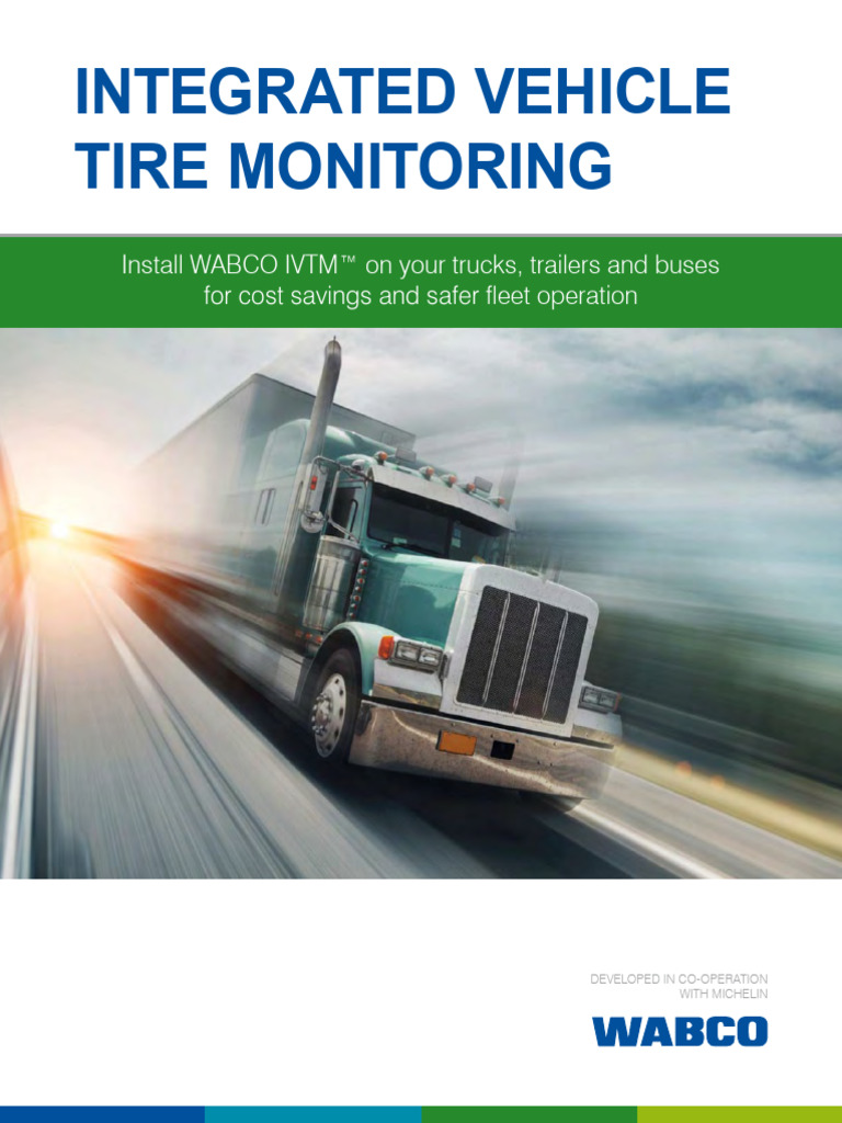 IVTM - система контроля давления в шинах для ТС Переоснащение (en | PDF | Tire | Vehicles