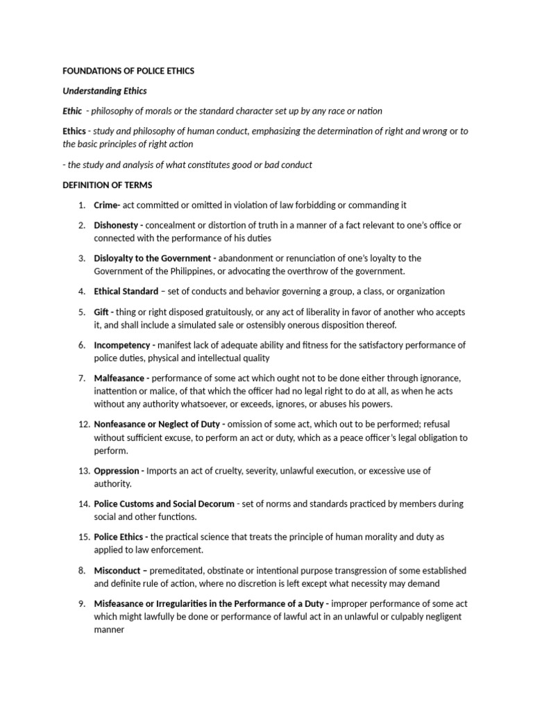 Pe 1 Introduction Handout | PDF | Morality | Crimes