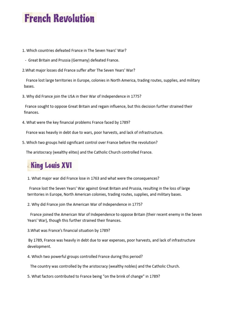 French Revolution | PDF | Atlantic Revolutions | France