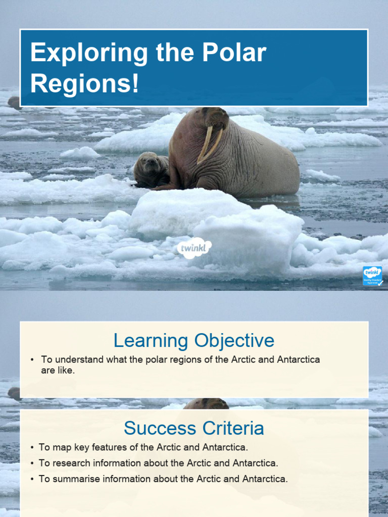 Polar Regions Presentation | PDF | Antarctica | Arctic