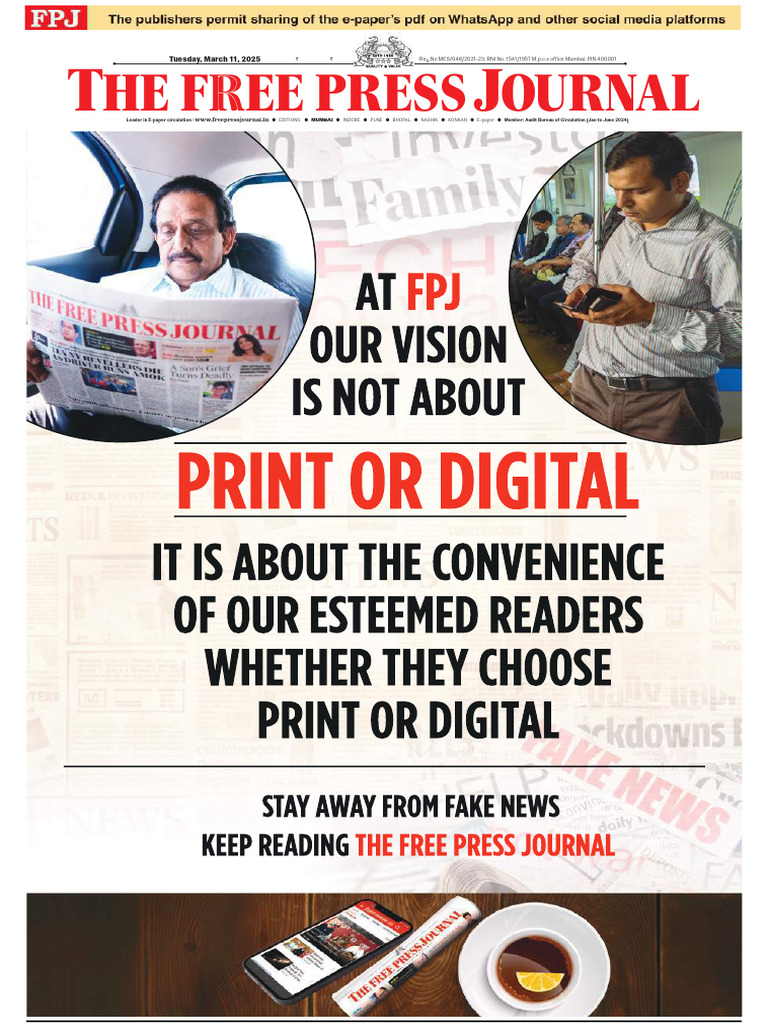 FPJ International Epaper-11-03-2025 | PDF | Mumbai | Taxes