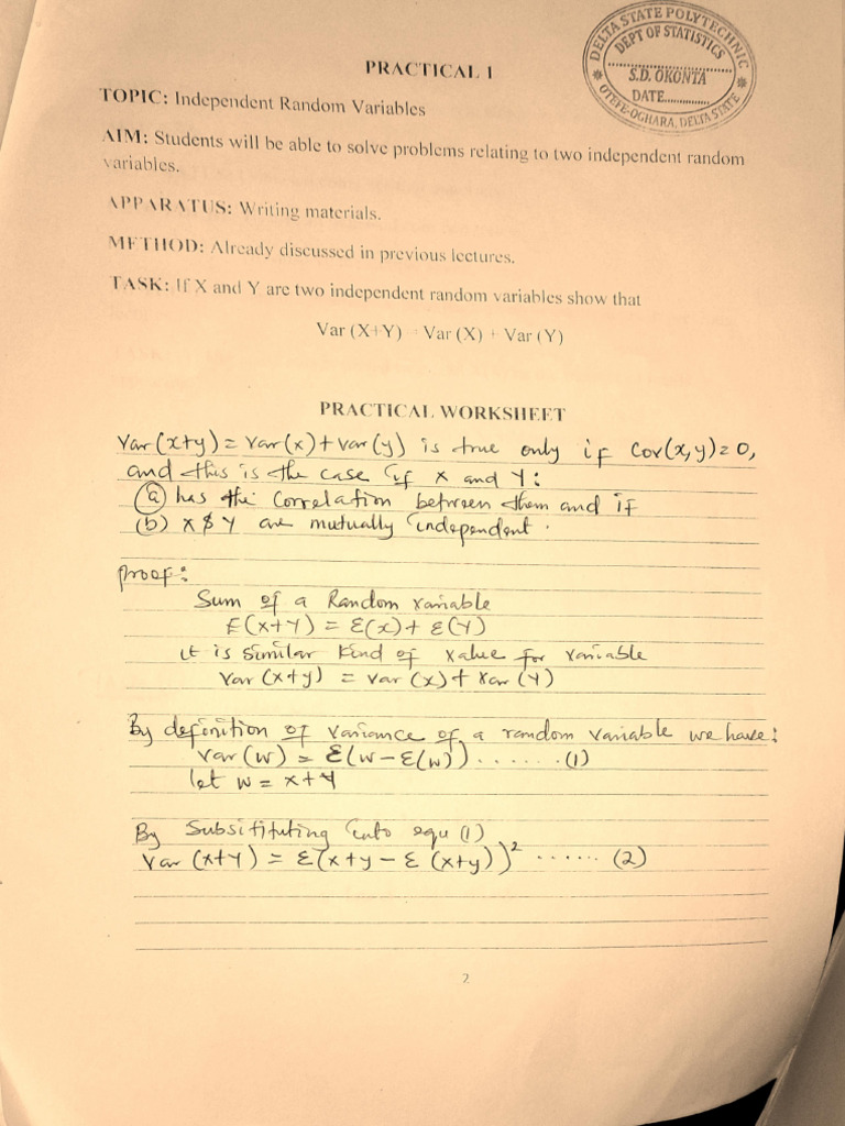 Statistics Manual HND 1 | PDF