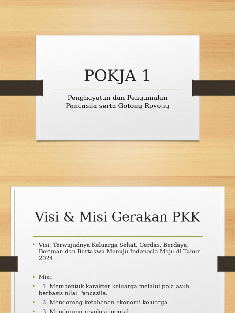 POKJA_1_Penghayatan_Pancasila_Gotong_Royong | PDF