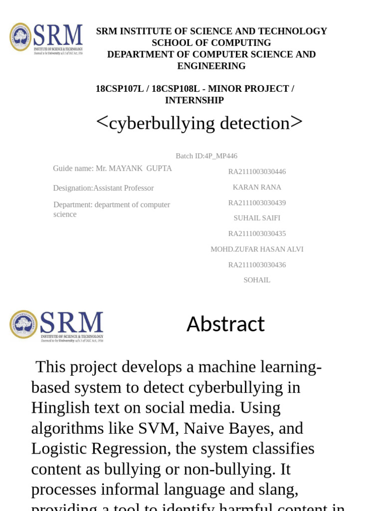Mini Project Final | PDF | Machine Learning | Support Vector Machine