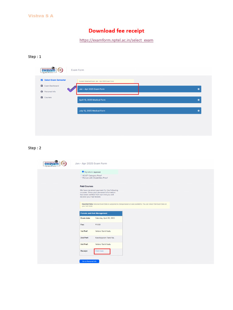 MOOC File Upload On VTOP | PDF