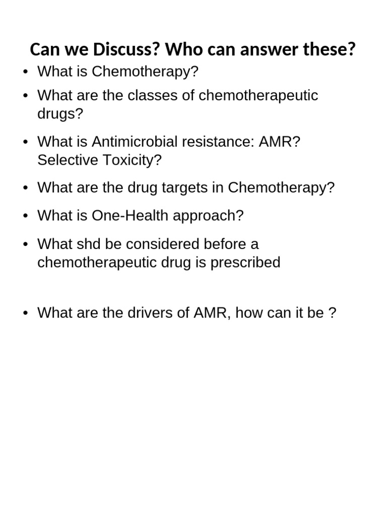 Introduction To Chemotherapy | PDF | Antimicrobial Resistance | Infection