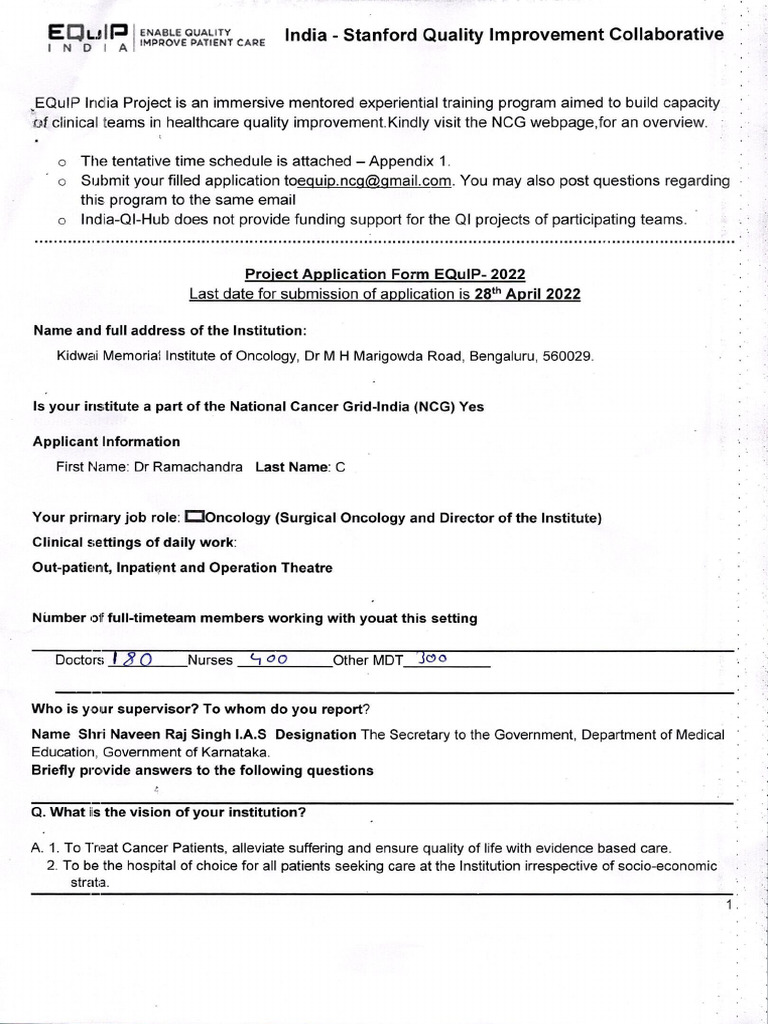 Quality Improvement Documents | PDF
