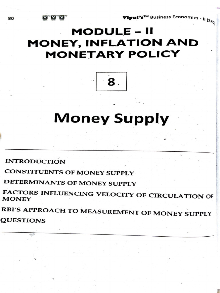 Inflation, Monetary Policy | PDF