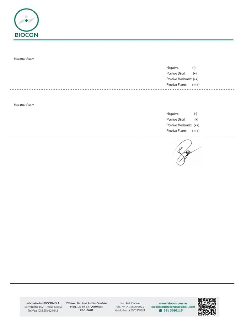 BioCon Protocolo 4289501 | PDF