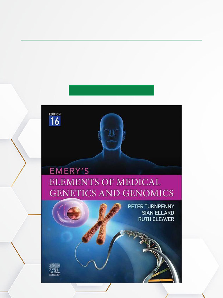 Emery's Medical Genetics 16th Edition | PDF | Genetics | Genetic Disorder