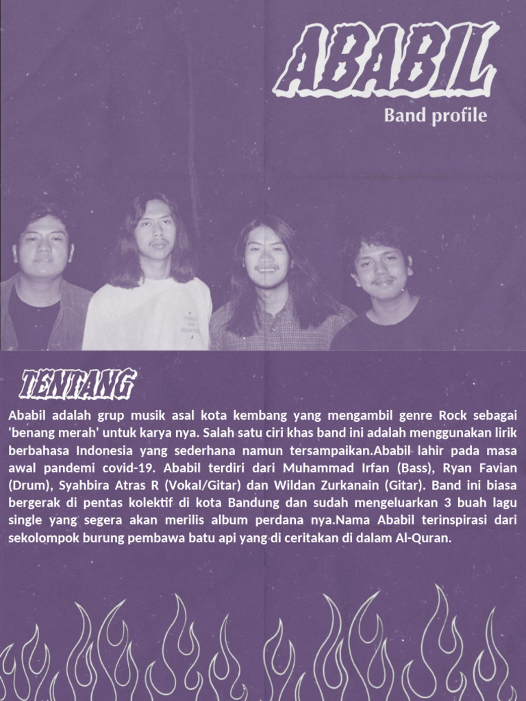 Band Profile Ababil Gang | PDF