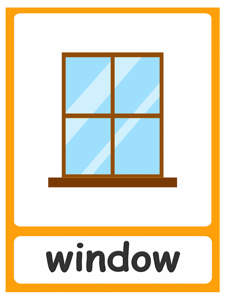 Living Room Flashcards Window | PDF