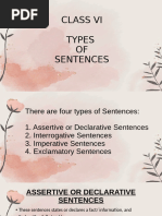 Types of Sentences Grade 3 | PDF
