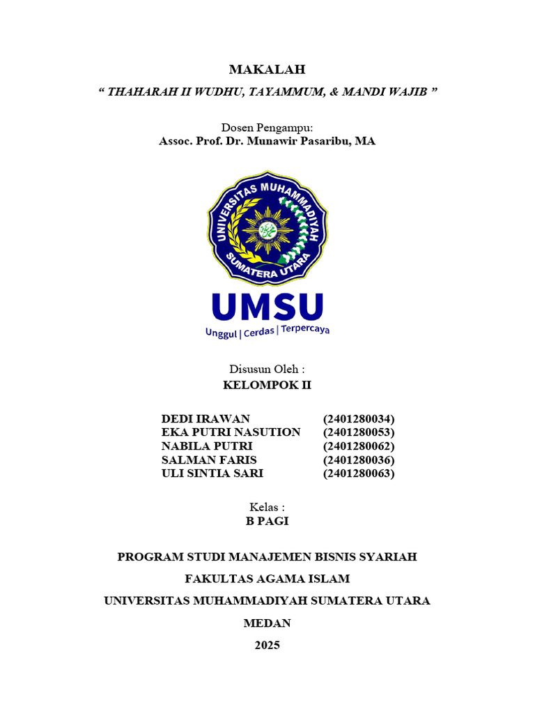 Ibadah & Mu'Malah - Kel.2 - Mbs b1 Pagi | PDF